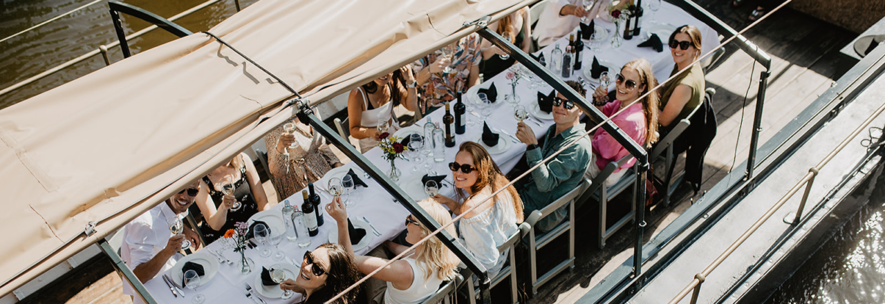 Running dinner Amsterdam. 3-course dinner from different restaurants